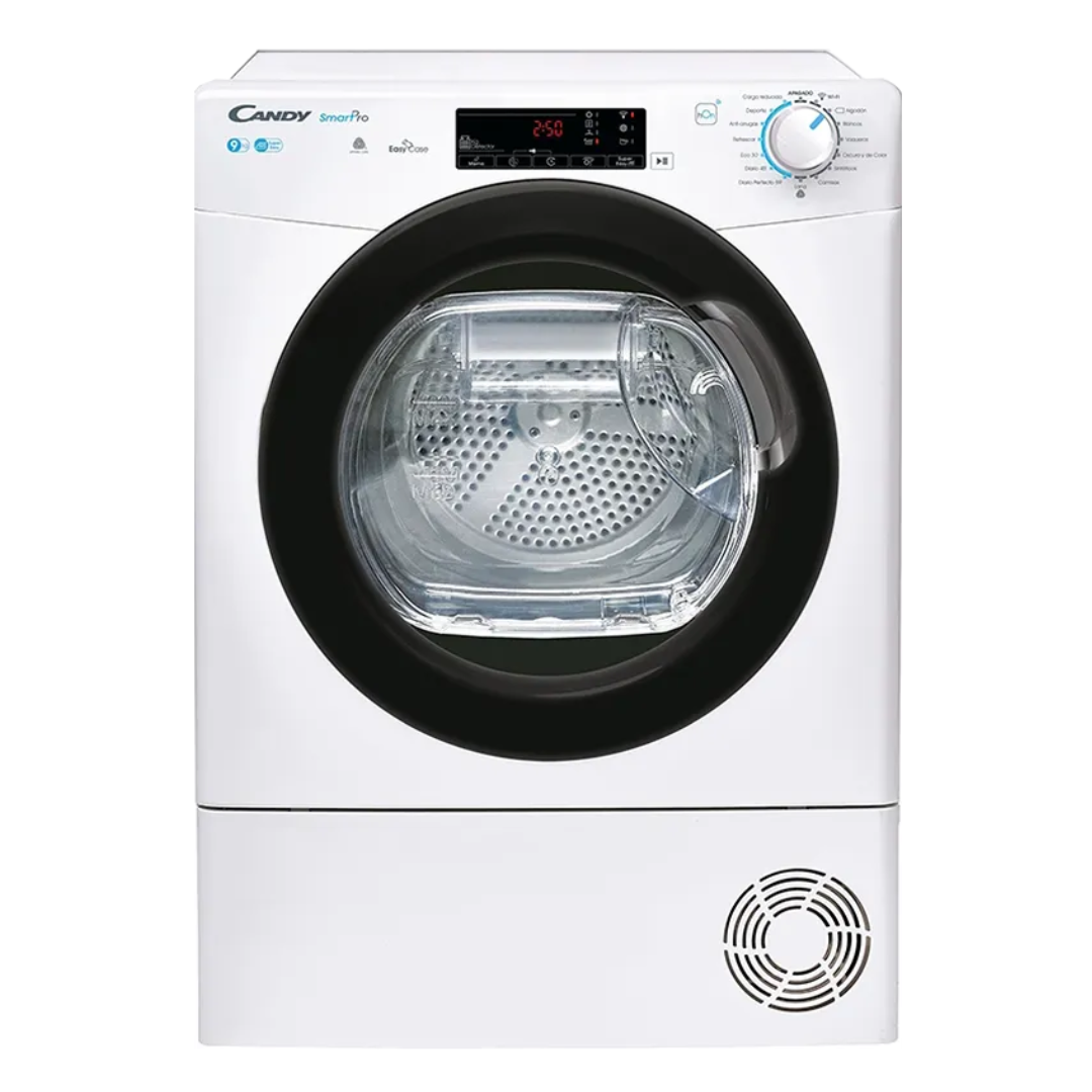 Secarropas Candy SmartPro carga frontal 9 Kg - CSOEC9TBE-12 - deVentas.com